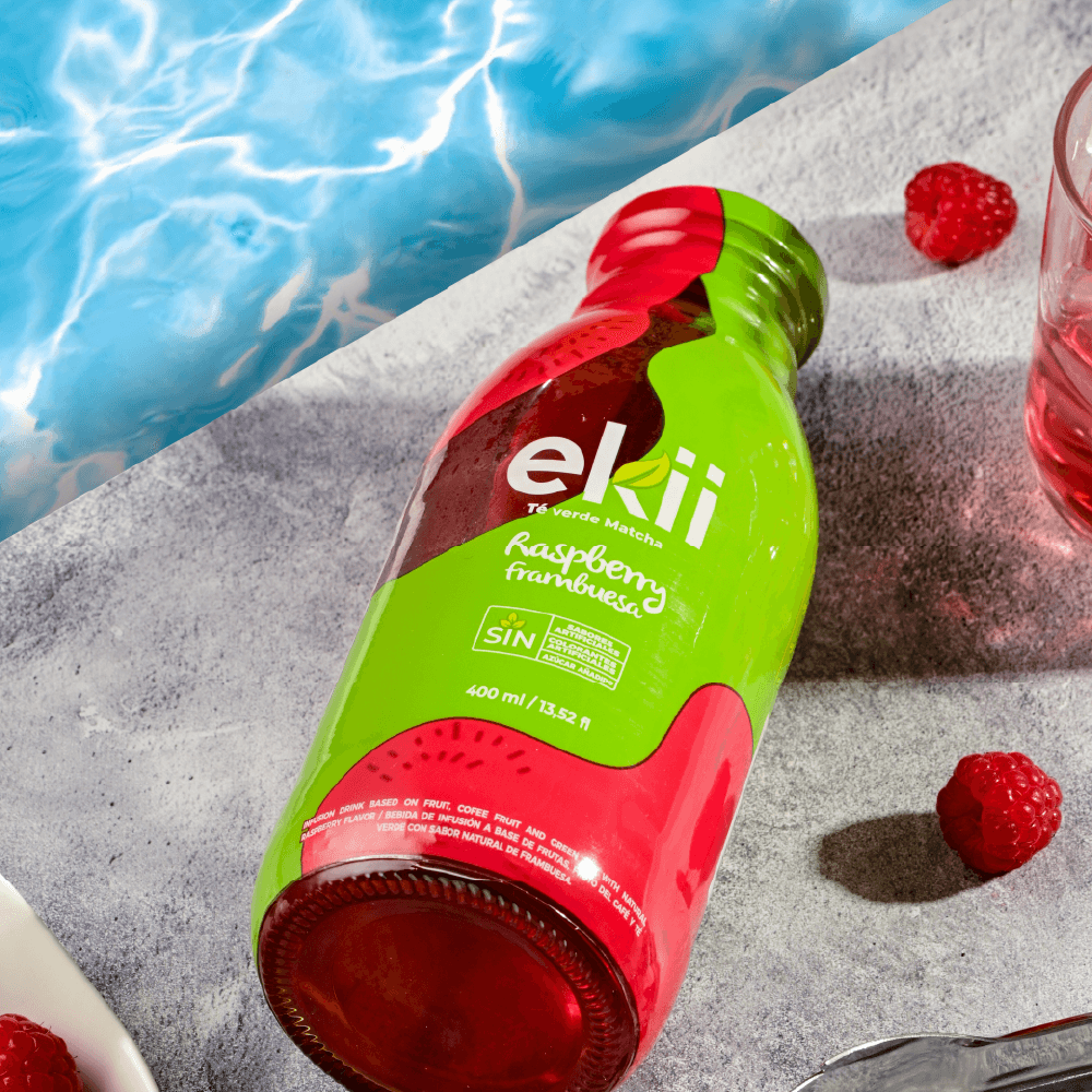 Te Ekii Verde Matcha Frambuesa X 400ml - Muy Bacano