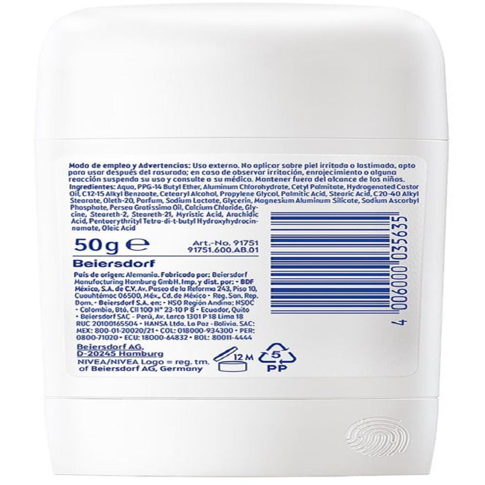 Desodorante Nivea Tono Natural Clinical Barra X 50g - Muy Bacano