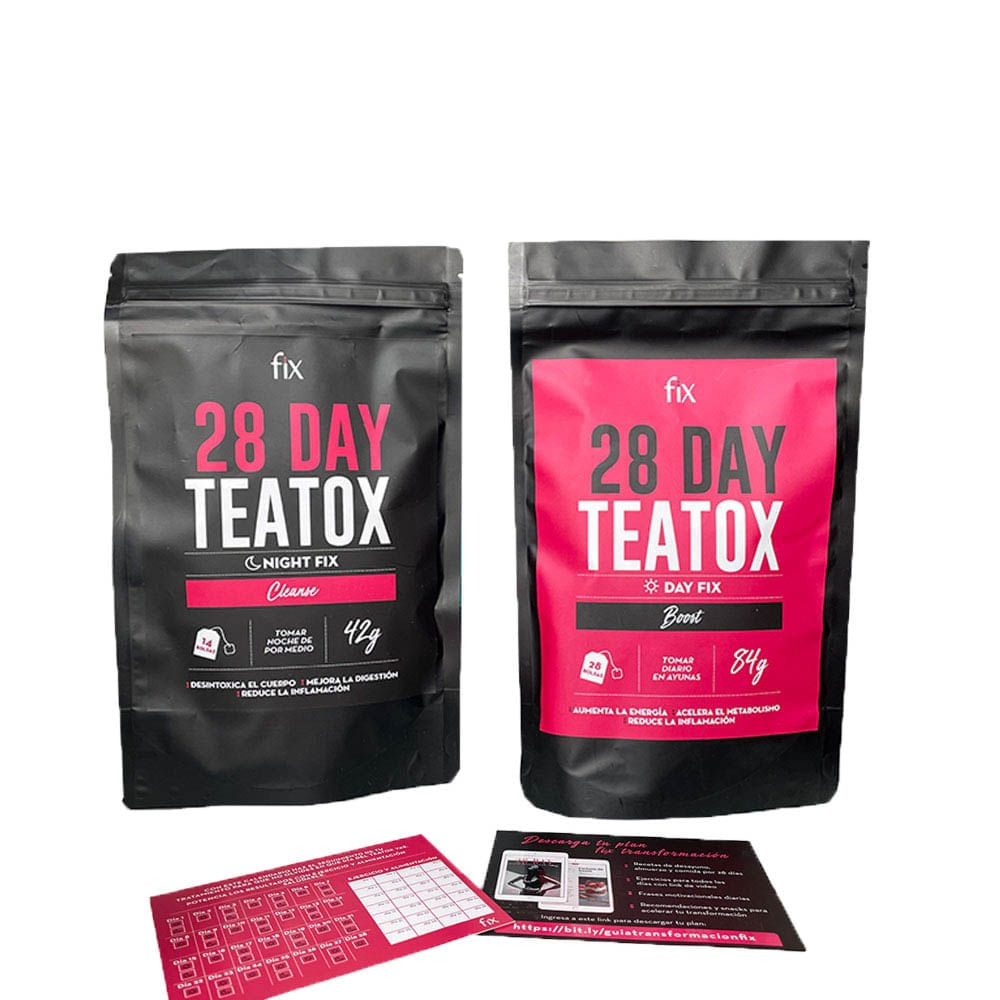 TE KIT 28 DAY TEATOX X 126G - Muy Bacano