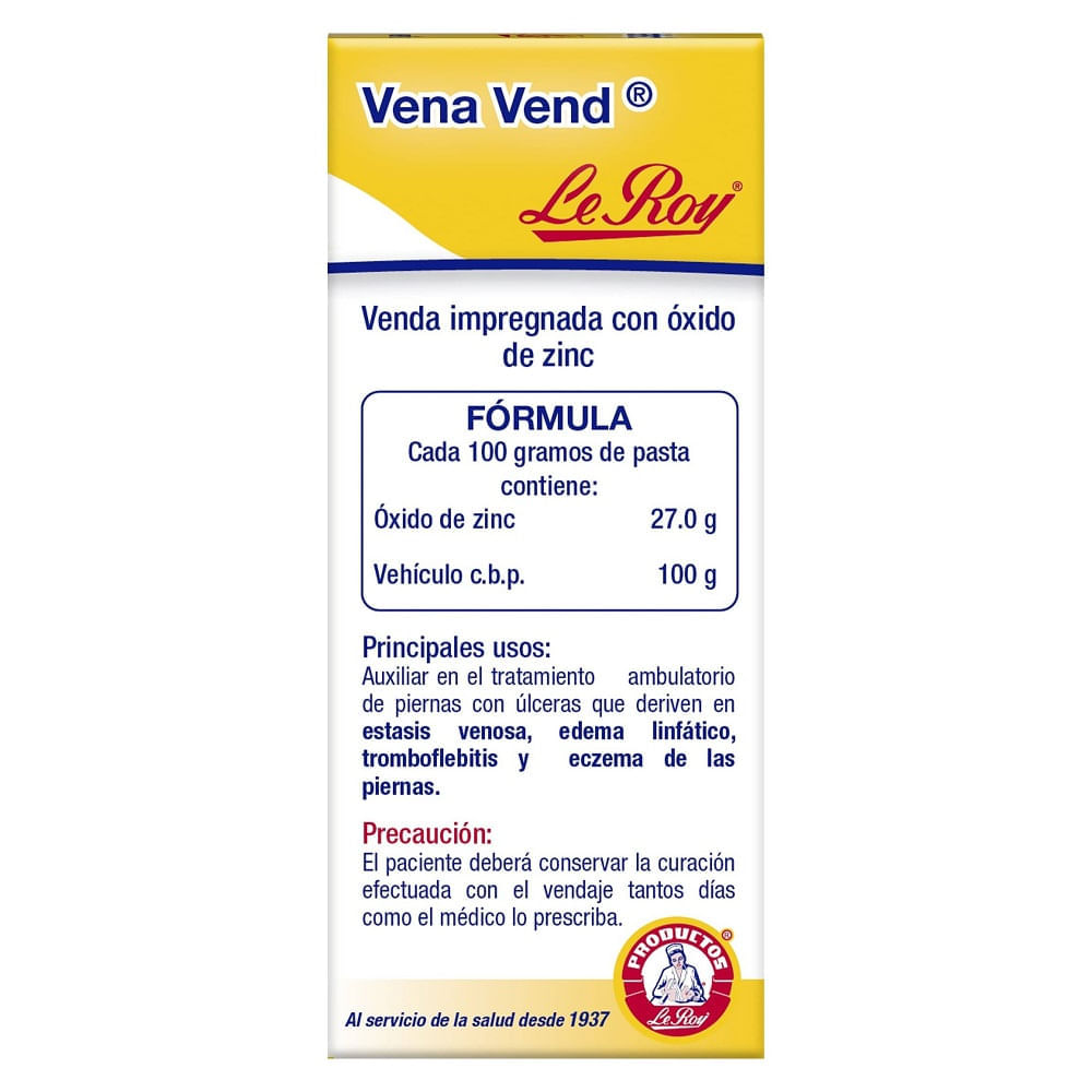 Venda Vena Vend Oxido Zinc 4 X 10yd - Muy Bacano