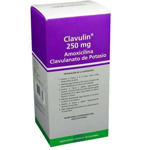 Clavulin 250 Mg Frasco Suspension X 80 Ml - Muy Bacano