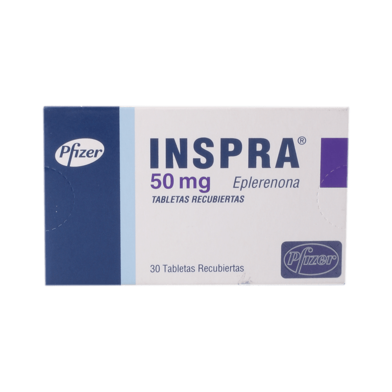 Inspra 50Mg X 30 Tabletas - Muy Bacano