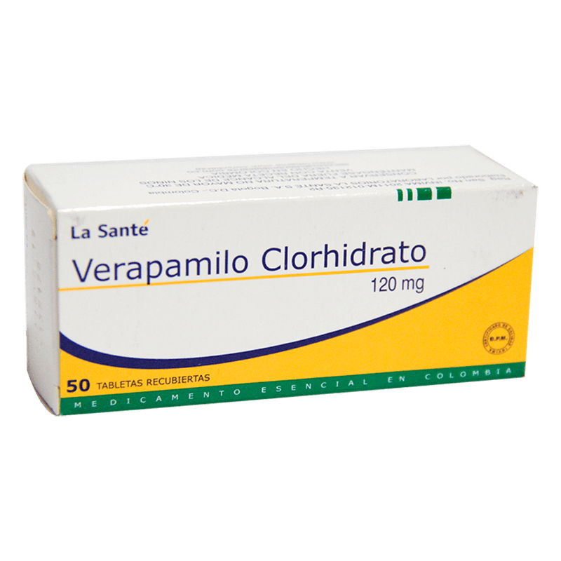Verapamilo 120Mg X 50 Tabletas La Sante - Muy Bacano