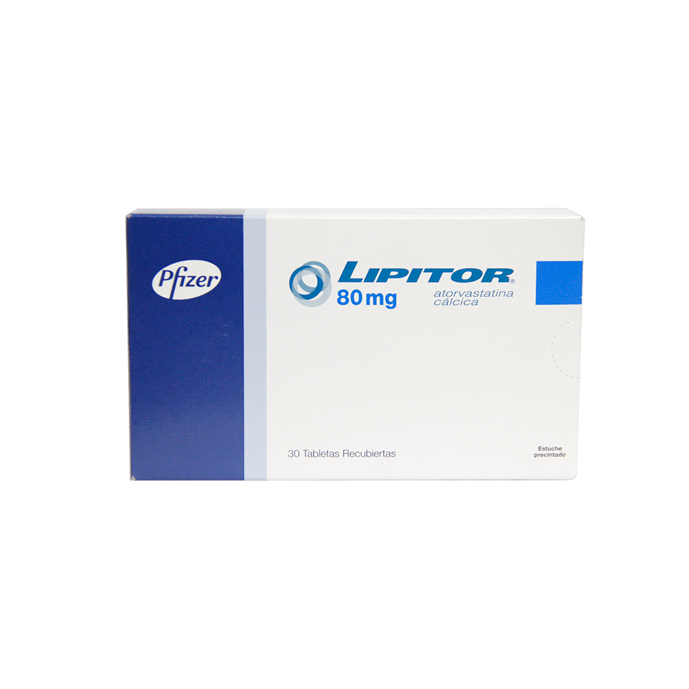 Lipitor 80Mg Caja X 30 Tabletas Pfizer - Muy Bacano
