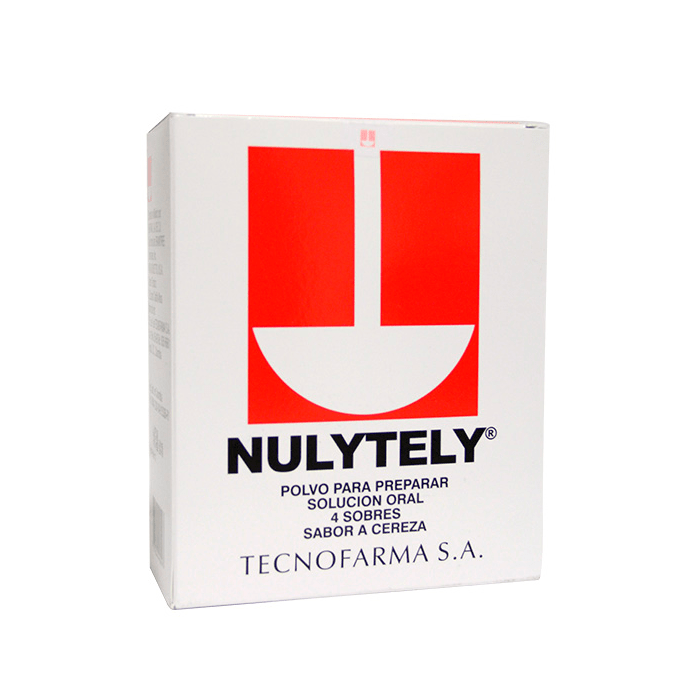 Nulytely Polvo Caja X 4 Sobres Cereza - Muy Bacano