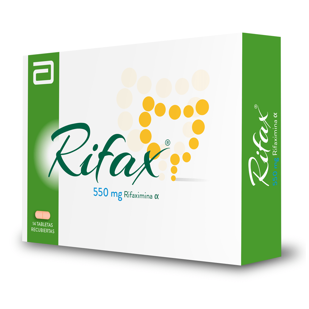 Rifax Rifaximina 550Mg Caja X 14 Tabletas - Muy Bacano