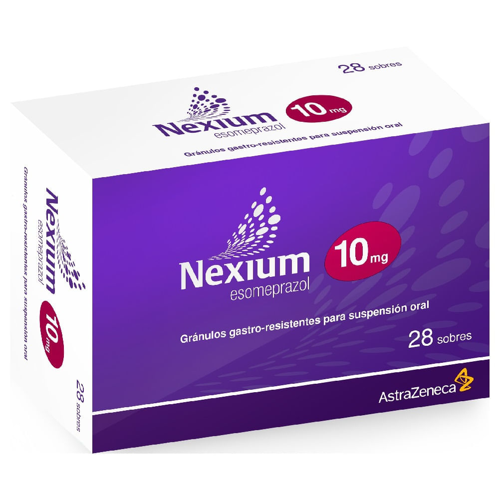 Nexium 10Mg Caja X 28 Sobres - Muy Bacano