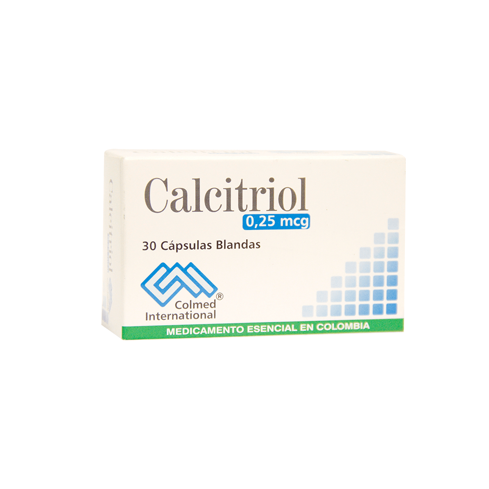 Calcitriol 0,25Mcg Caja X 30 Capsula Blanda - Muy Bacano