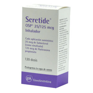 Seretide 25/125Mcg Caja X 120 Dosis Inhal - Muy Bacano