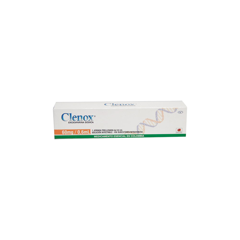 Clenox 60Mg/0.6Ml X Jeringa Prellenada - Muy Bacano