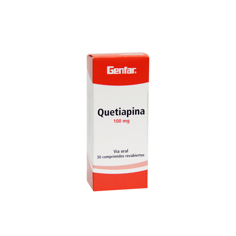 Quetiapina 100Mg Caja X 30 Tabletas - Muy Bacano