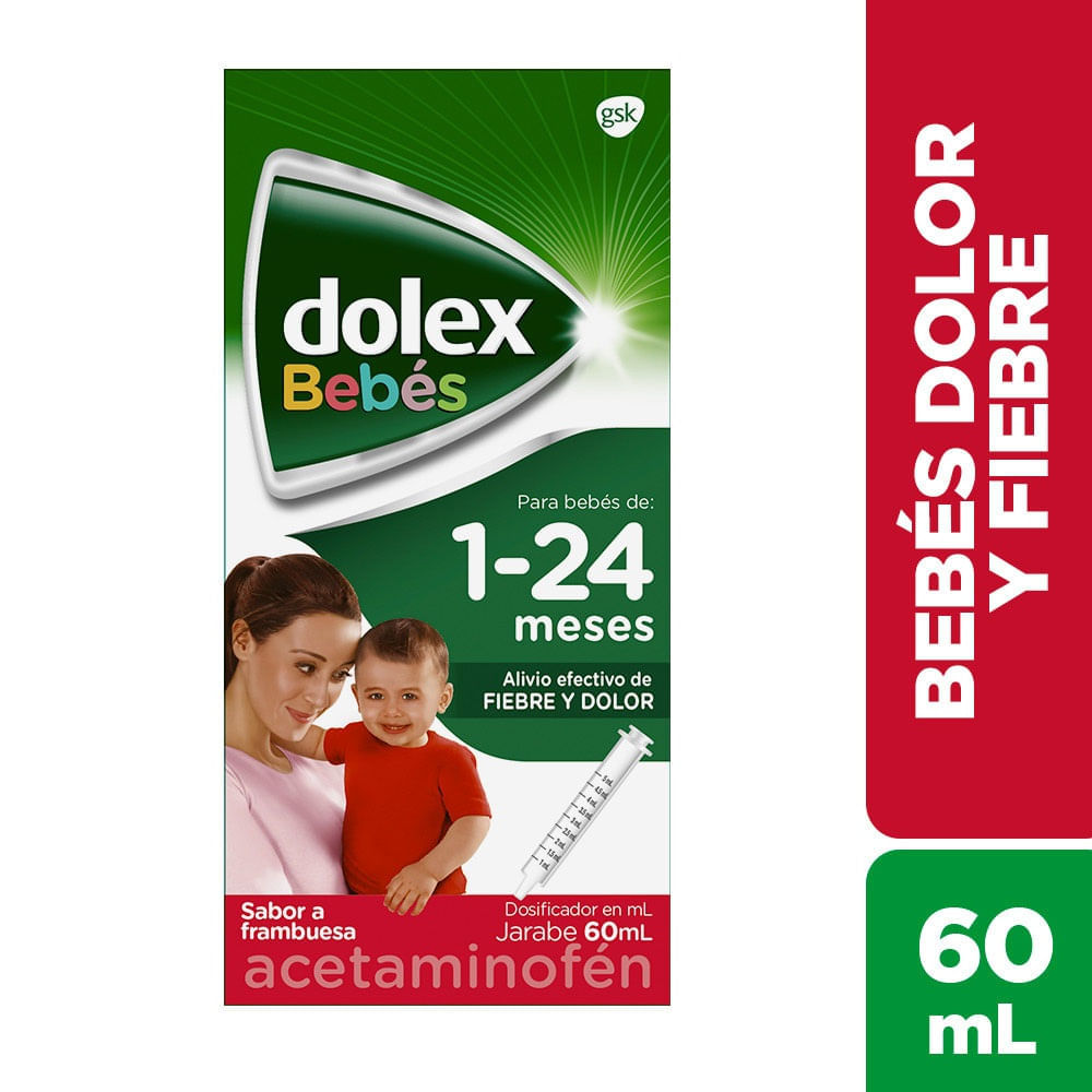 Dolex Bebes Jarabe 1-24 Meses 32G X 60Ml - Muy Bacano