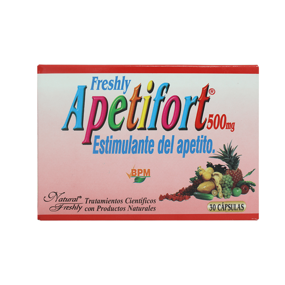Estimulante Apetito Apetifort X 500Mg - Muy Bacano