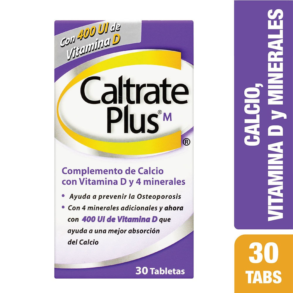 Caltrate Plus 400Ui X 30 Tabletas - Muy Bacano